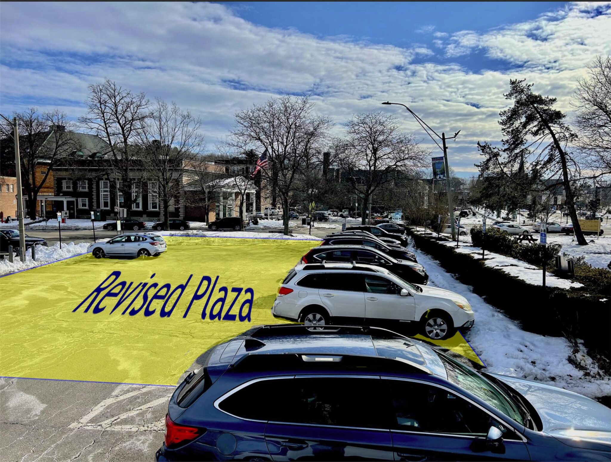 Revised plan for Newton Centre Plaza draws mixed reactions from ...