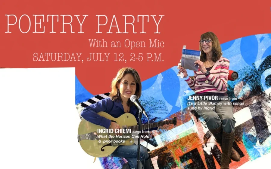 Poetry Party on Newton Centre Plaza, July 12 – Fig City News