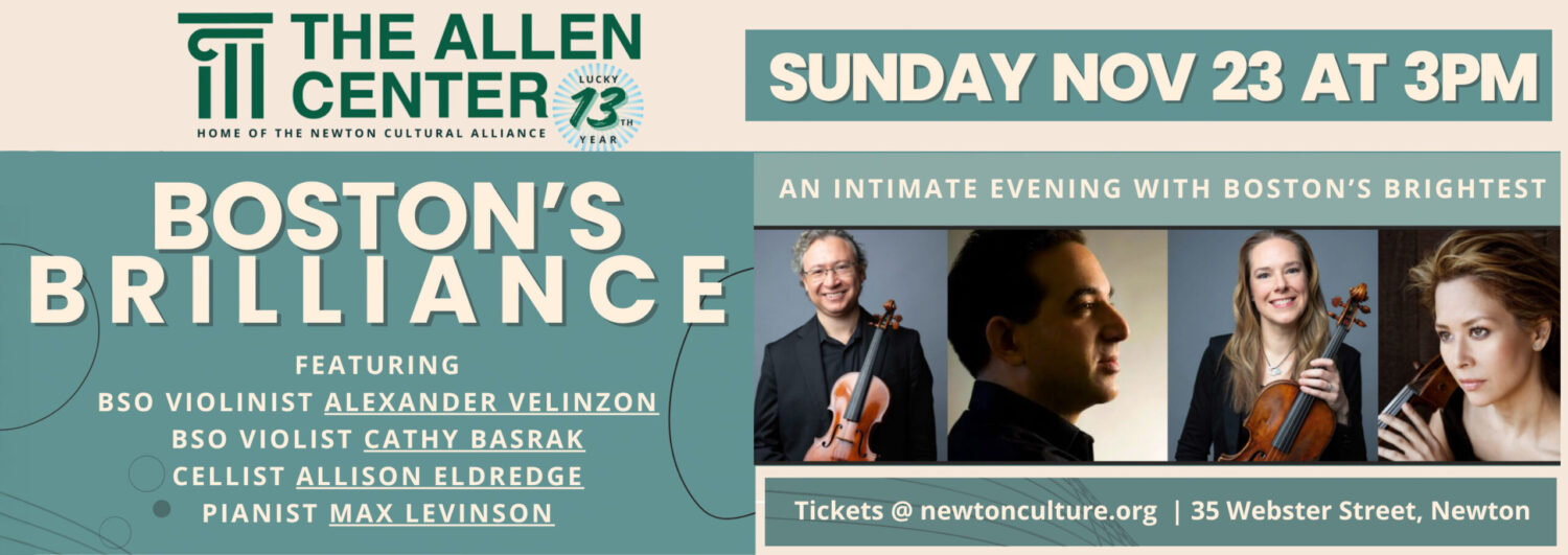 Cherry Street Music at The Allen Center: Boston’s Brilliance, Nov. 23 ...